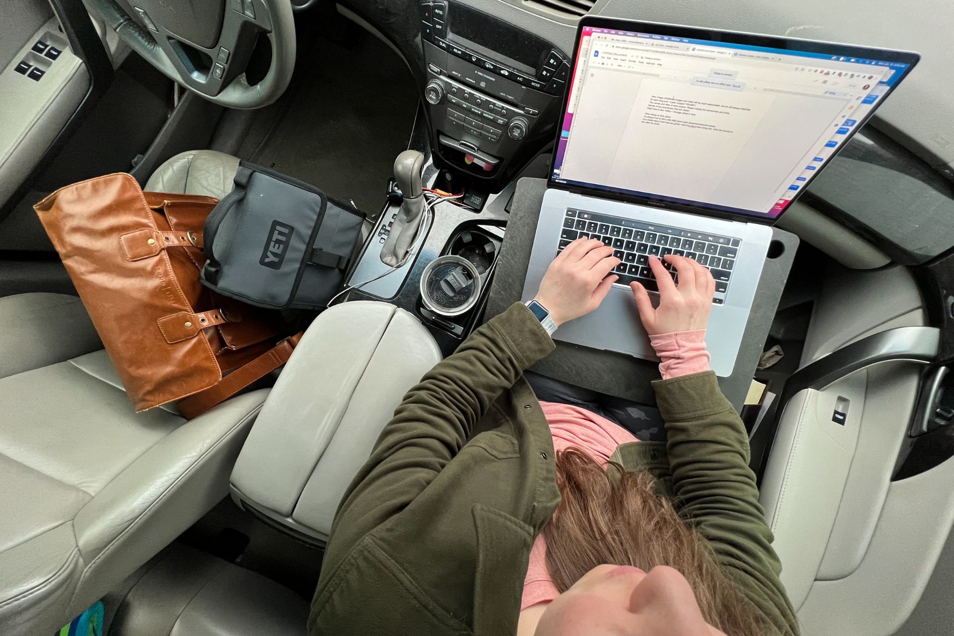How to Create a Remote Office In Your Car - Mikaela Judd